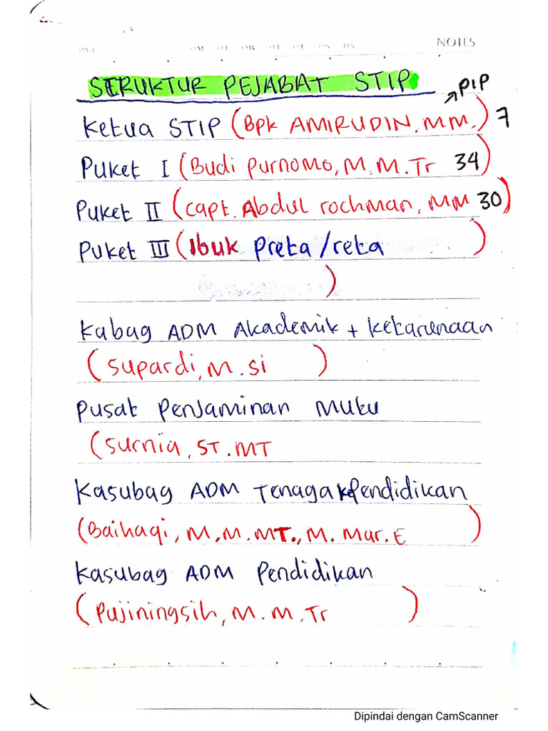 Catatan Penting | PDF