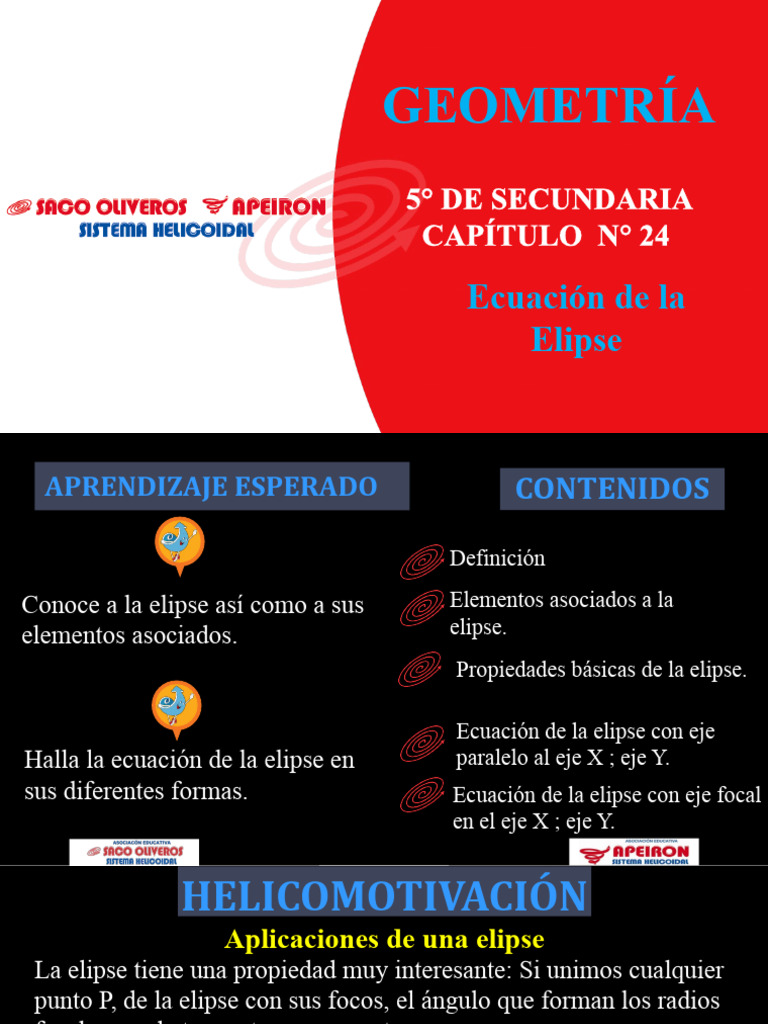 Capítulo_24_ecuación de La Elipse | PDF | Elipse | Física Matemática