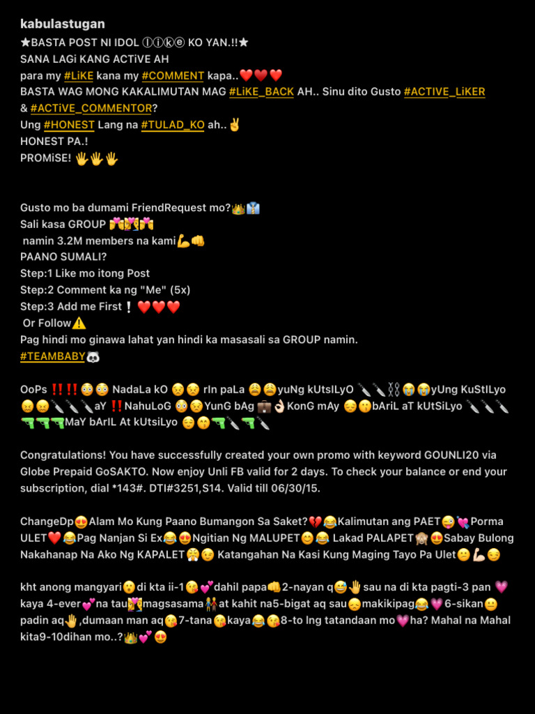 Script Filipino | PDF