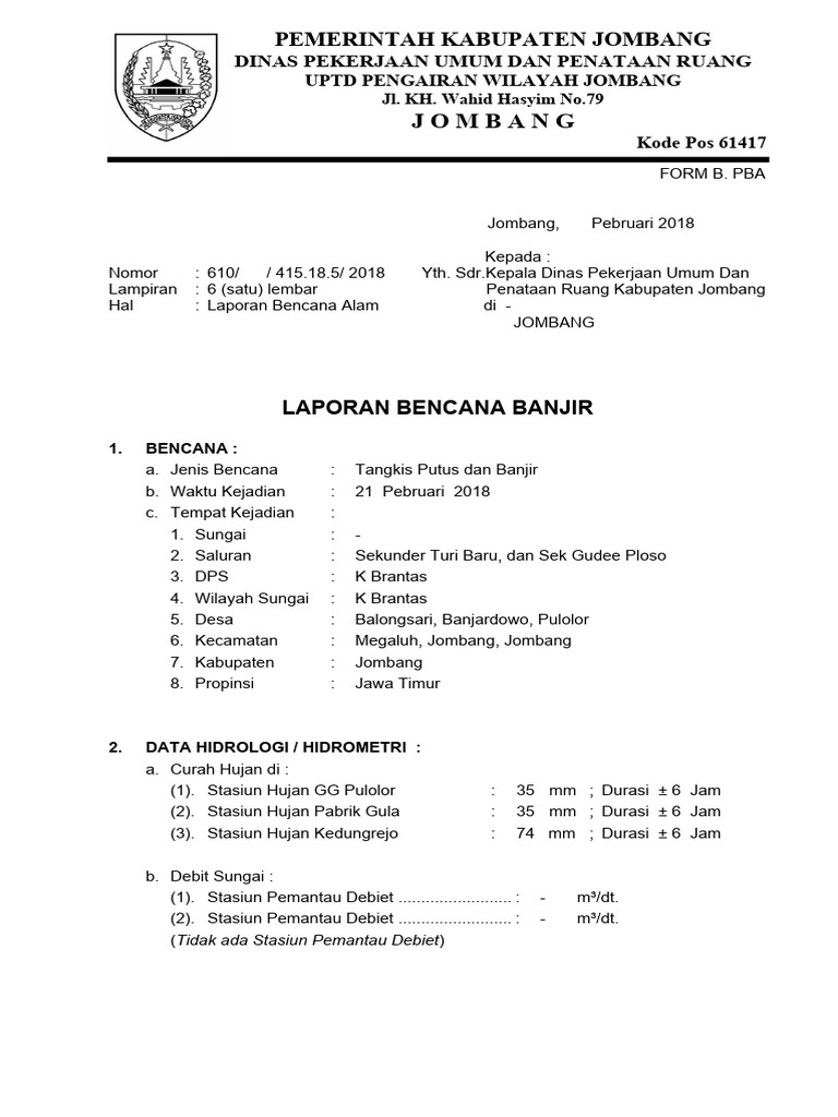 Kejadian Banjir | PDF