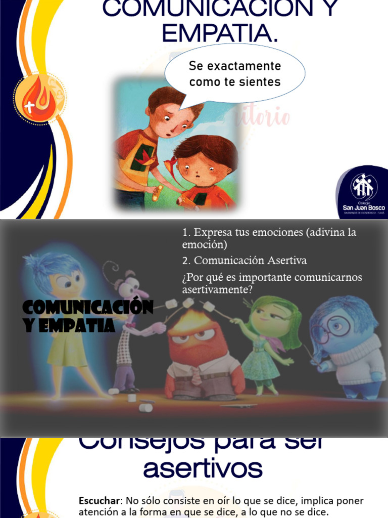 Comunicación Asertiva | PDF | Empatía | Las emociones