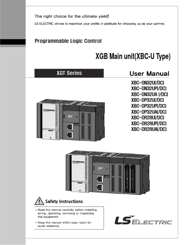 XBC-DN32U T18 Manual V2.0 202308 EN | Download Free PDF | Programmable Logic Controller | Input ...