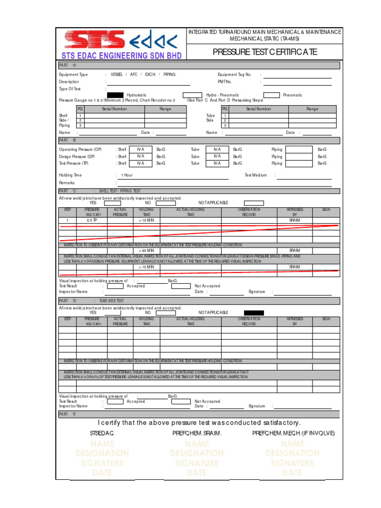 HT Form | PDF | Leak | Building Engineering