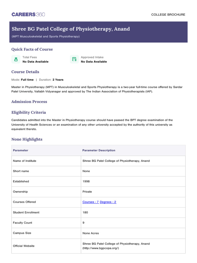 MPT in Musculoskeletal & Sports Physiotherapy | PDF | Physical Therapy