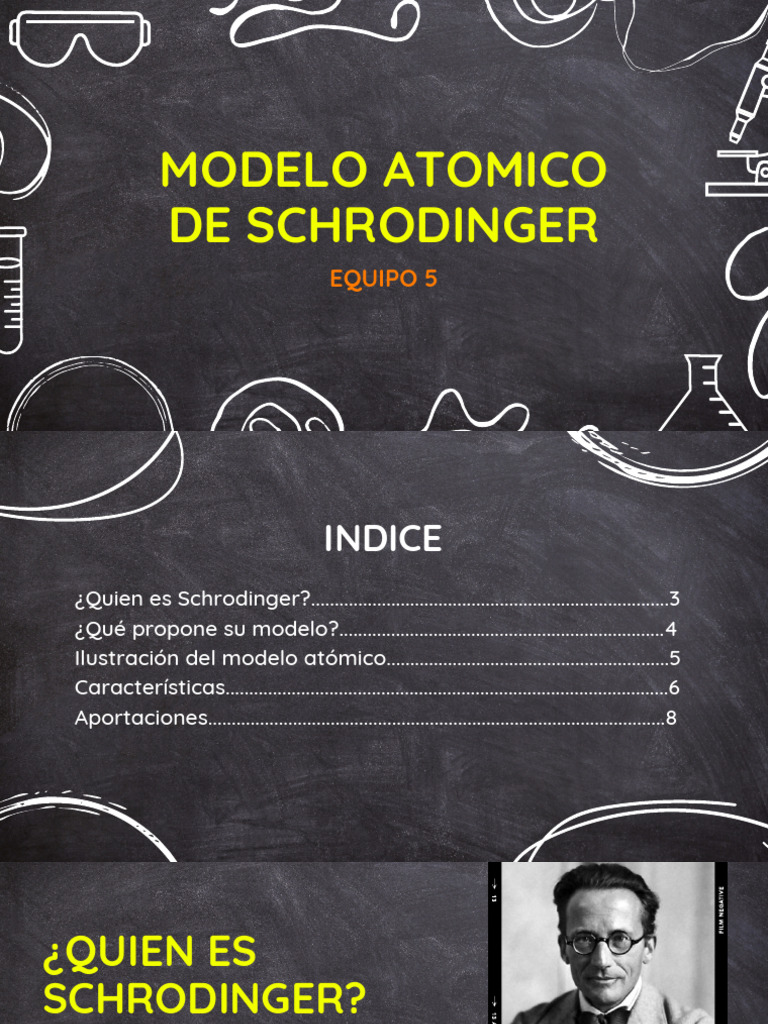 Modelo Atómico de Schrödinger | PDF | Ecuación de Schrödinger ...