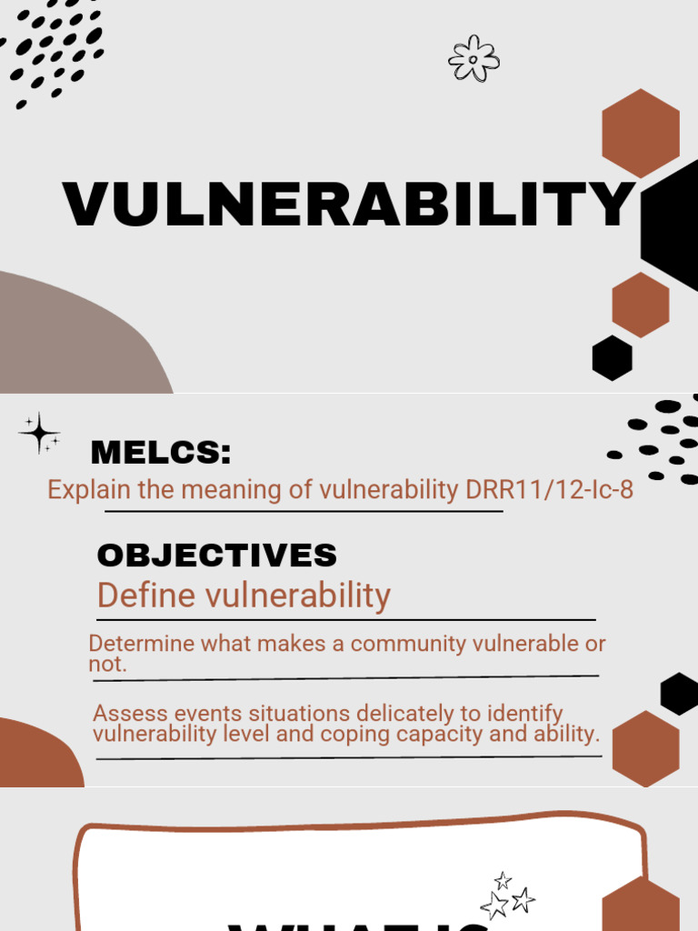 Understanding Community Vulnerability | PDF | Social Science