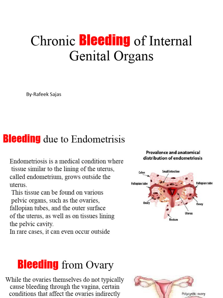 Chronic Bleeding of Internal Genital Organs 1 | PDF | Cervical Cancer ...