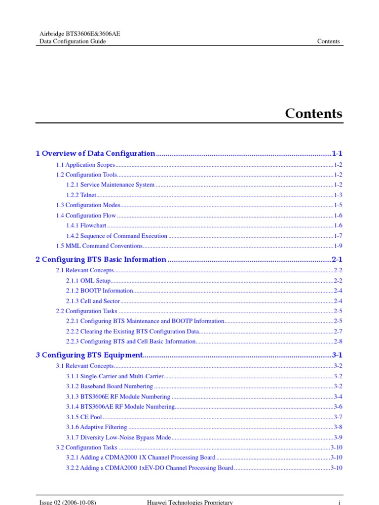 Airbridge BTS3606E&3606AE Data Configuration Guide | PDF | Asynchronous Transfer Mode | Ip Address