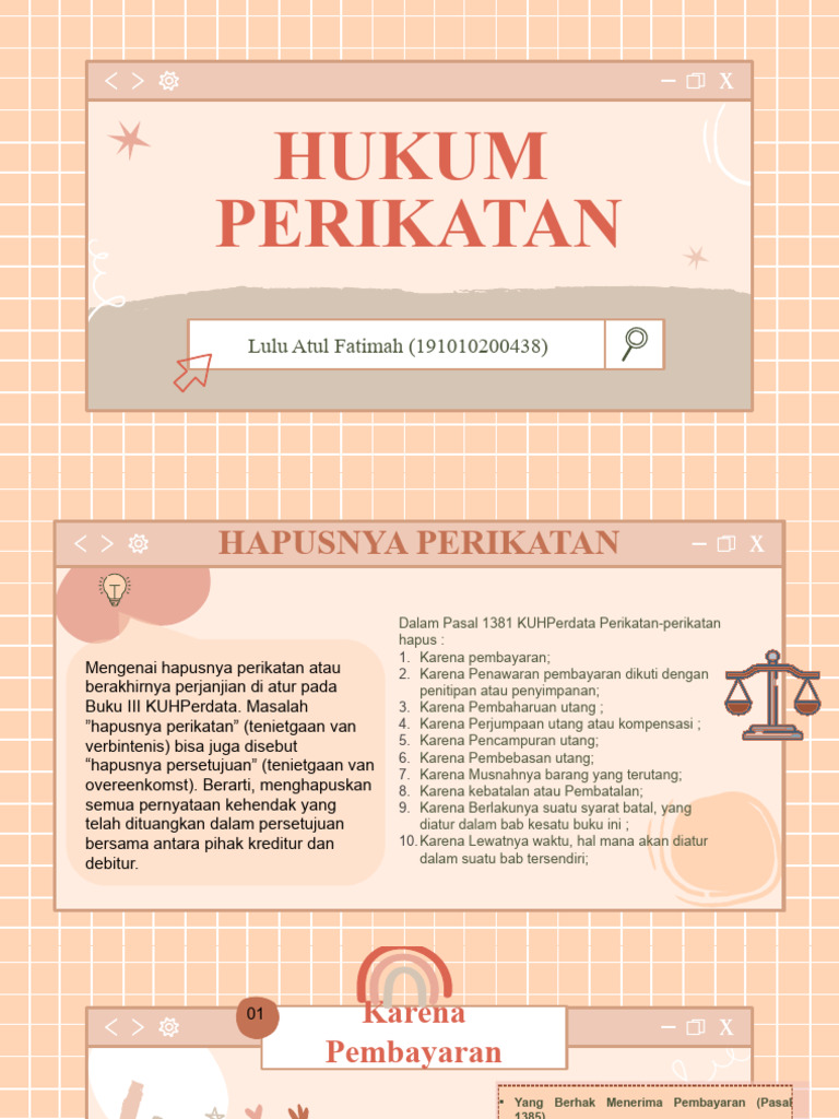 Hukum Perikatan | PDF