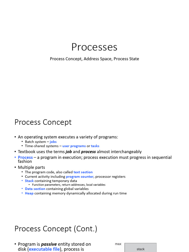 03 Processes Pdf Process Computing Scheduling Computing