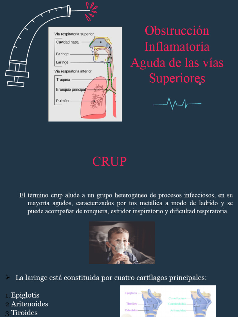 Diapos de CRUO Y LARINGITIS | PDF | Tos | Neumología