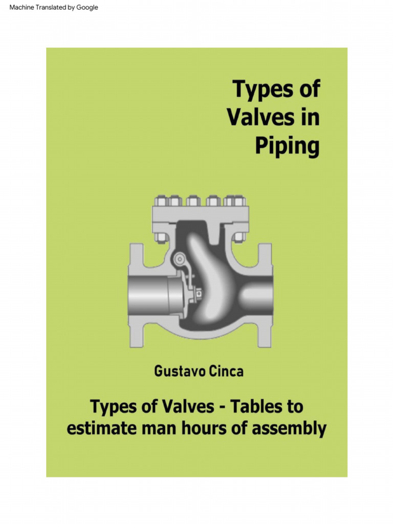 Types of Valves in Piping | PDF