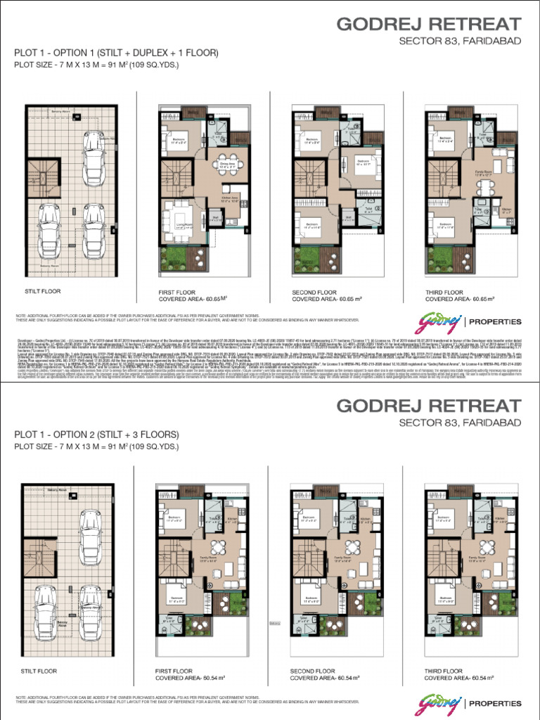 Suggestive Plot Layouts - Godrej Retreat, Faridabad | PDF | Zoning ...
