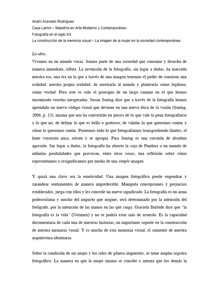 La Construccion de La Memoria Visual | Descargar gratis PDF | Mujer ... La Construccion de La Memoria Visual | Descargar gratis PDF | Mujer ...