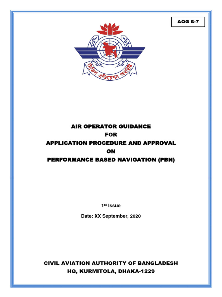 PBN Application Guide for Air Operators | PDF | Aviation | Navigation