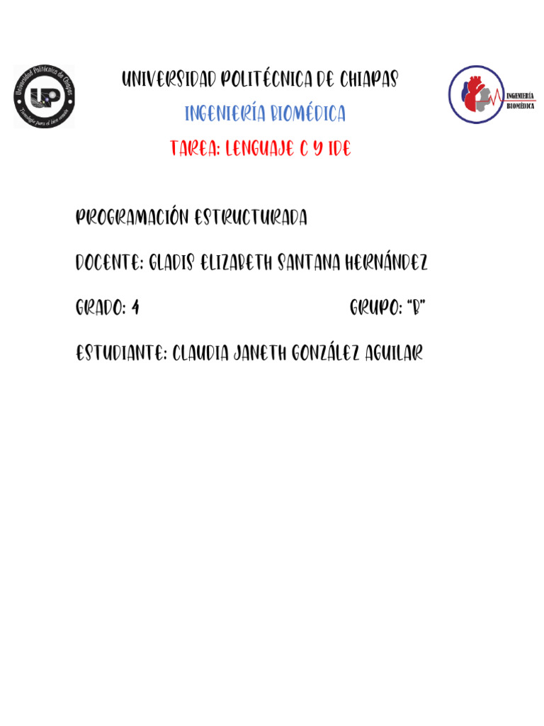 Tarea1 - C3. Lenguaje C | PDF | Entorno de desarrollo integrado ...