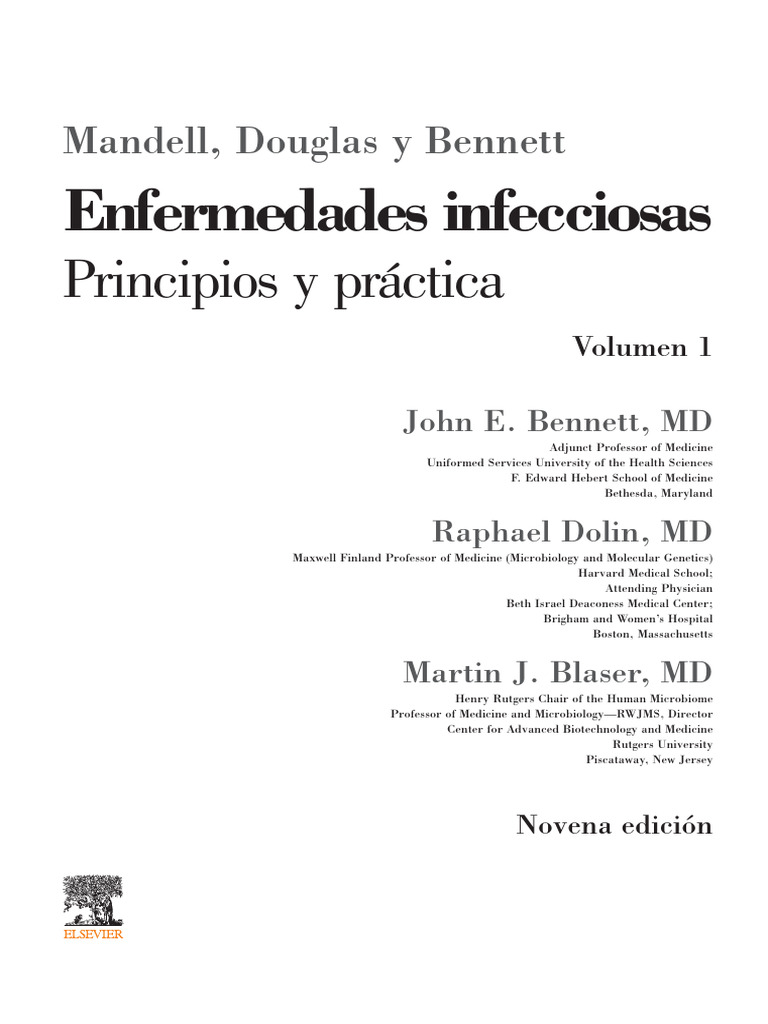 Mandell Douglas y Bennett Enfermedades Infecciosas 9a Edicion ...