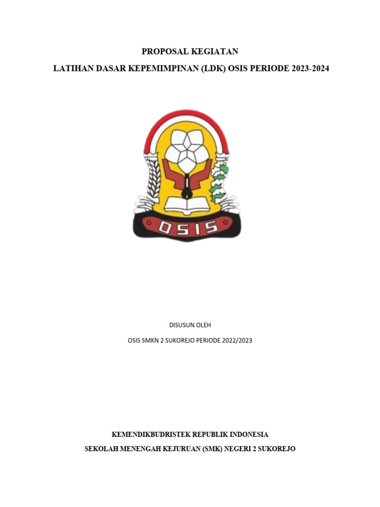 Proposal Pengajuan LDK | PDF