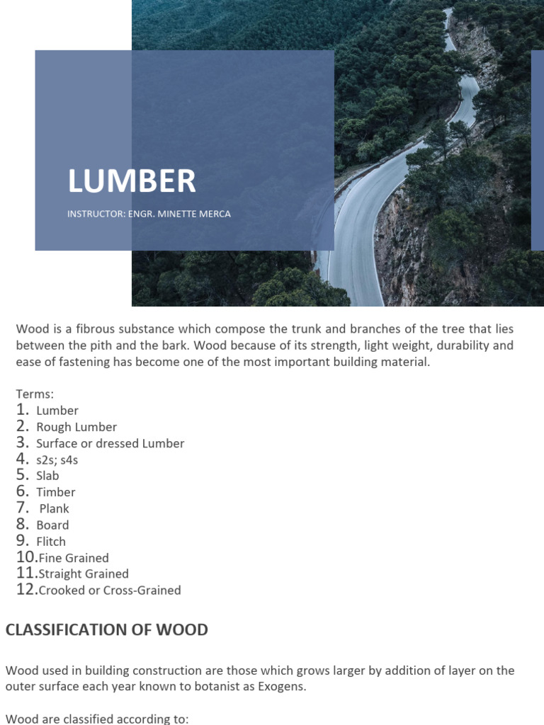 4 Lumber | PDF | Lumber | Wood