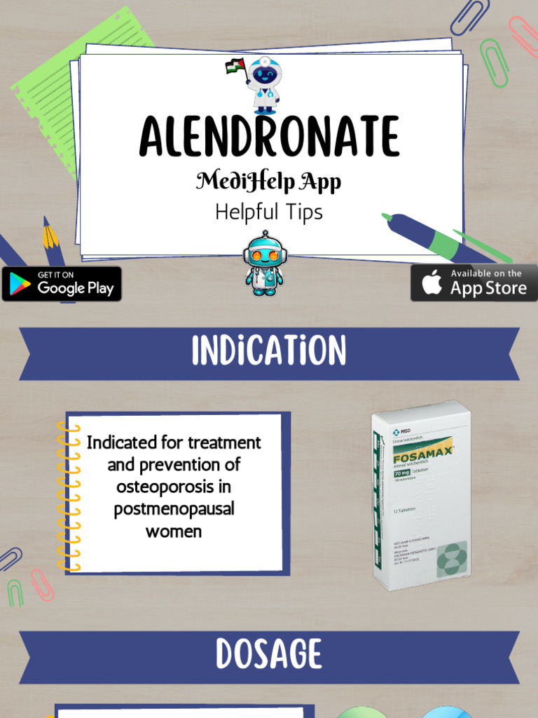 Alendronate Helpful Tips | PDF | Wellness