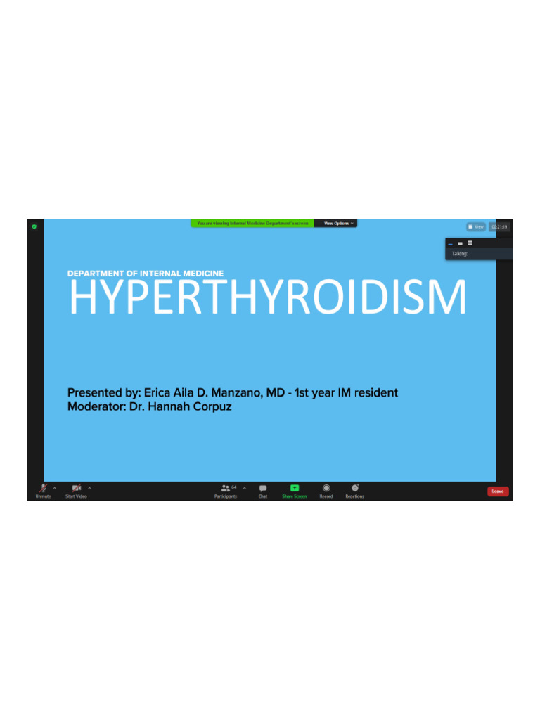 2 - Hyperthyroidism | PDF