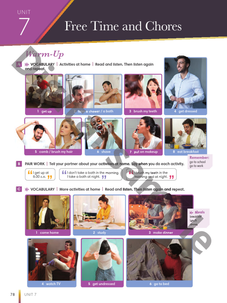 Connectivity FND U7 - Student's Book Sample | PDF | Workweek And ...