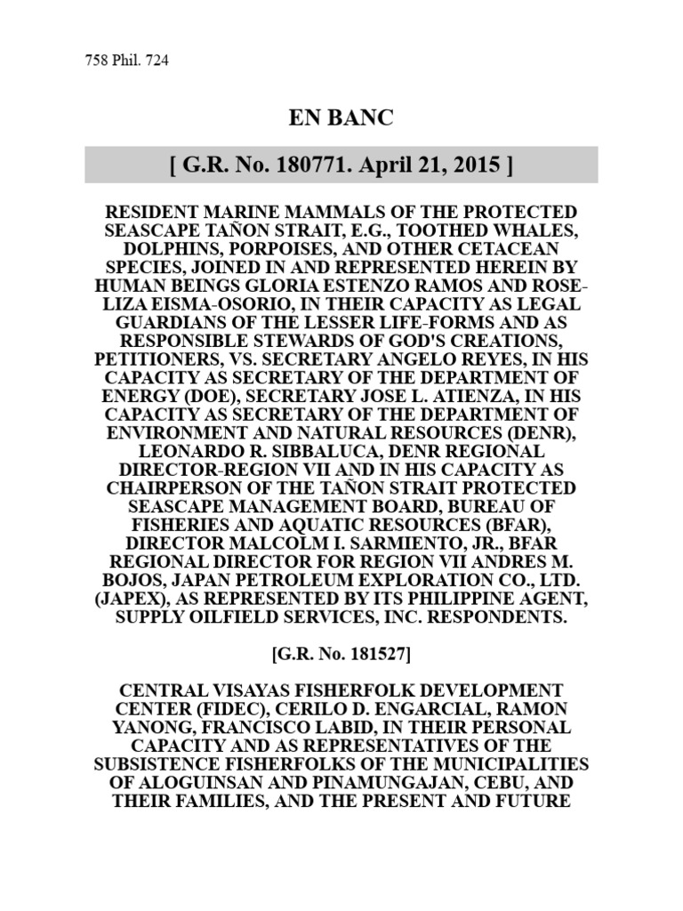 3.resident Marine Mammals | PDF | Standing (Law) | Lawsuit
