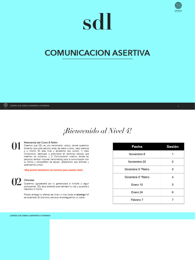 Comunicacion Asertiva Alumno Final | PDF | Comunicación | Empatía