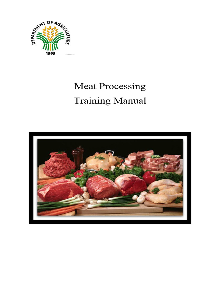 2016 manual meat training | PDF | Meat | Curing (Food Preservation)