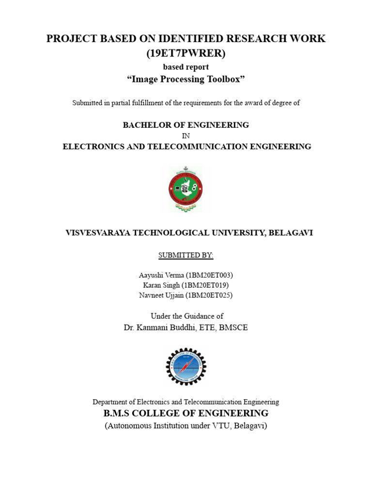 Image Processing Final Report | PDF | Wavelet | Data Compression