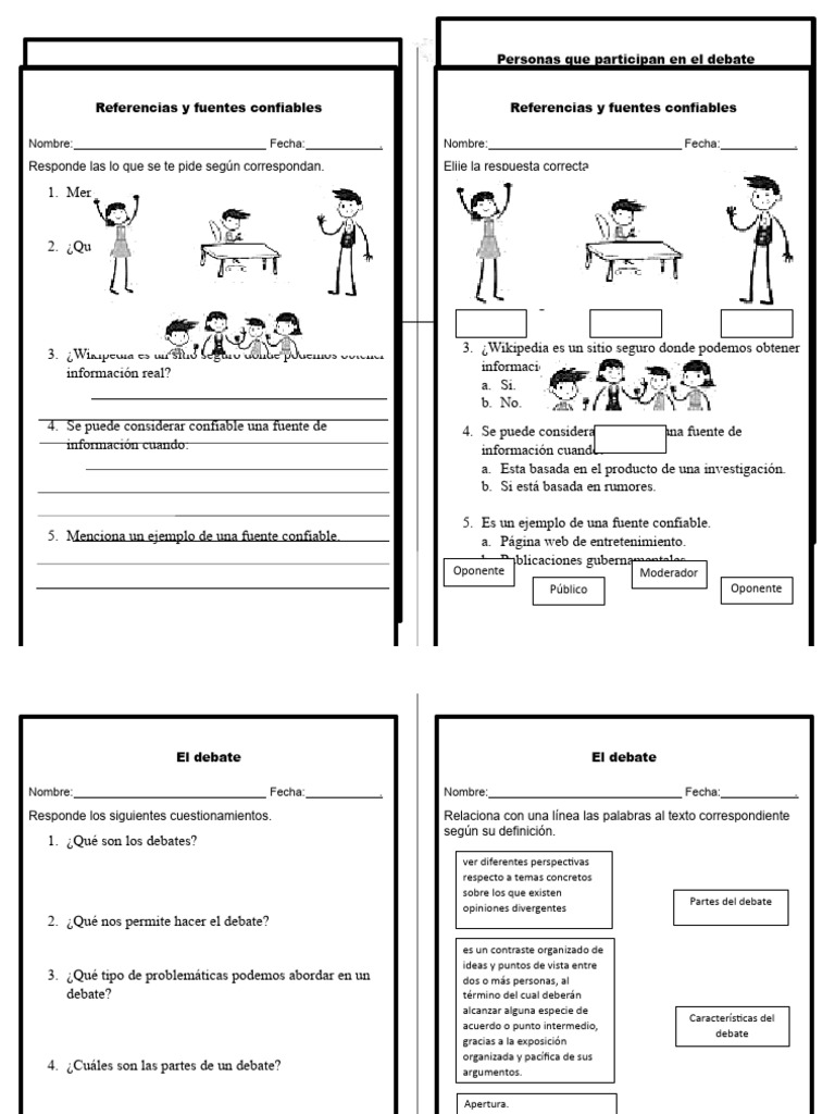 Hojas de Trabajo | PDF