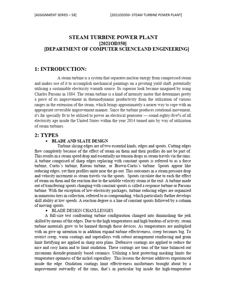 Ajay 7376211CS110 Assignment Series 58 | PDF | Turbine | Artificial Intelligence