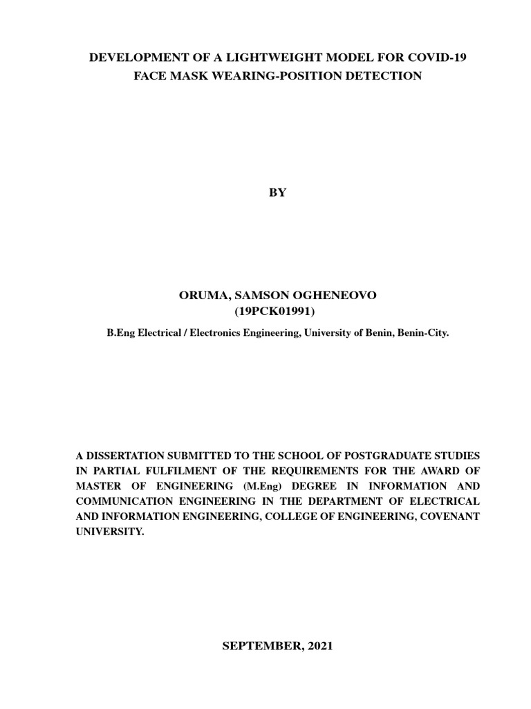 Face Mask Detection Pdf Deep Learning Machine Learning