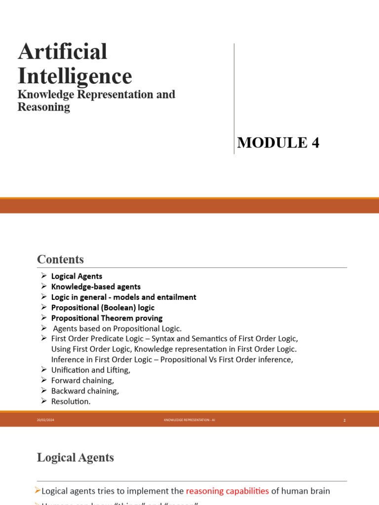 AI - Module IV - Propositionallogic | Download Free PDF | Logic | Logical Consequence