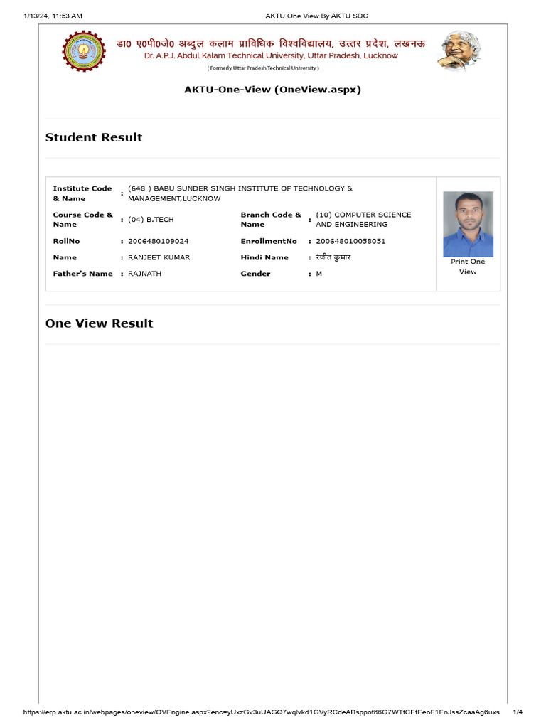 Aktu One View by Aktu Sdc.pdf2006480109024 | PDF | Source Code | Software Engineering