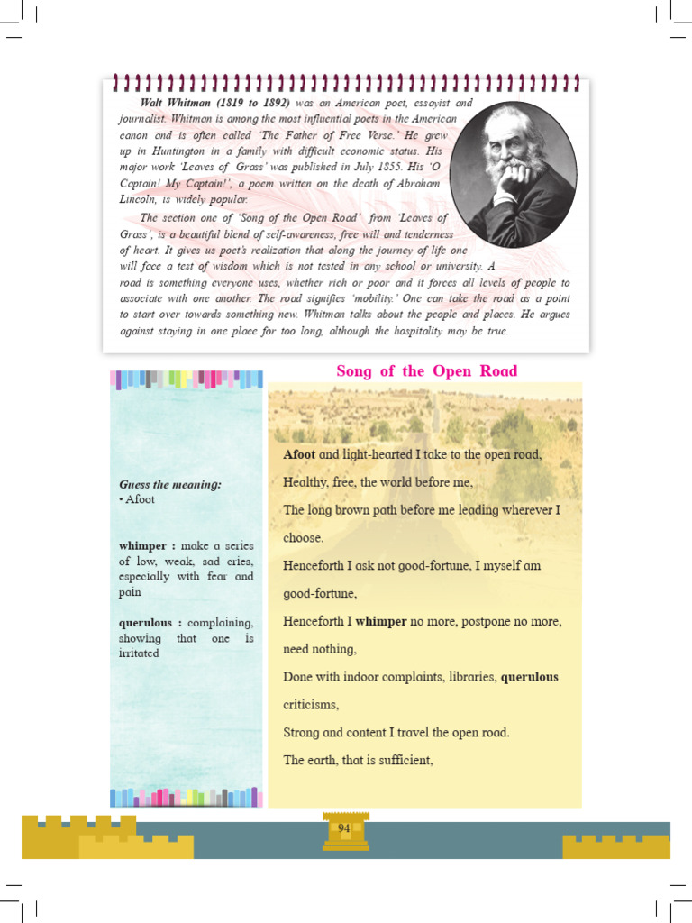 HSC 12th Poems | PDF