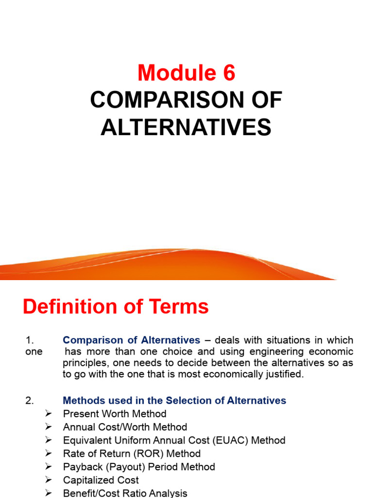 Engineering Economy Module 6 2 | PDF
