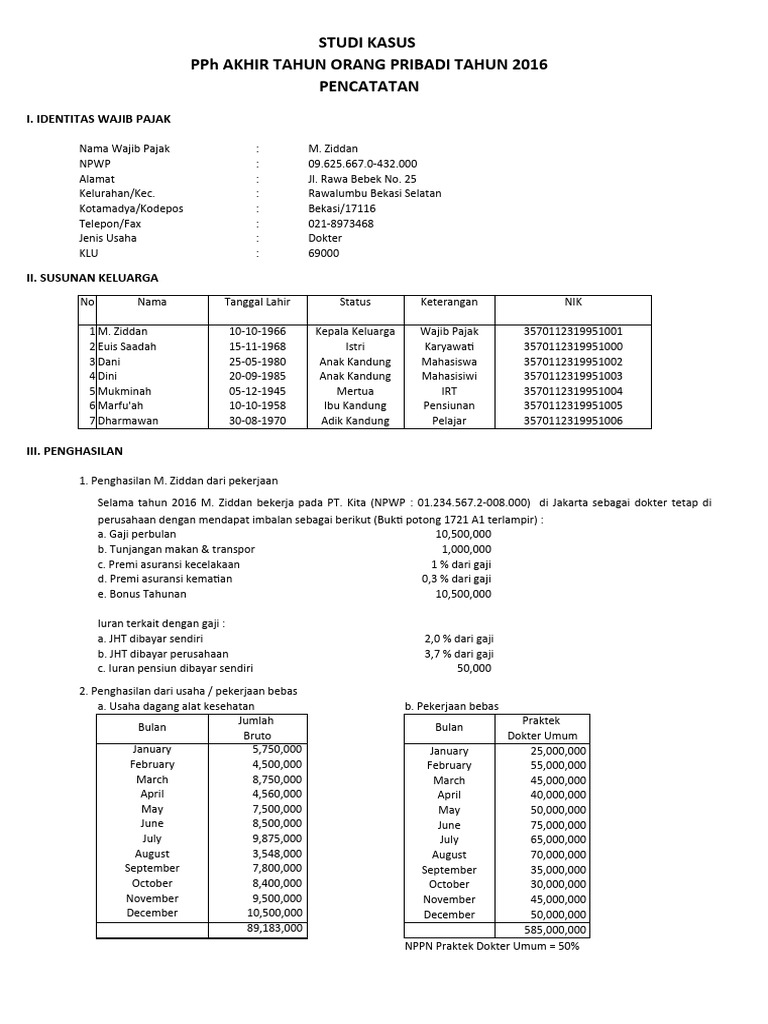 Perhitungan NPPN | PDF