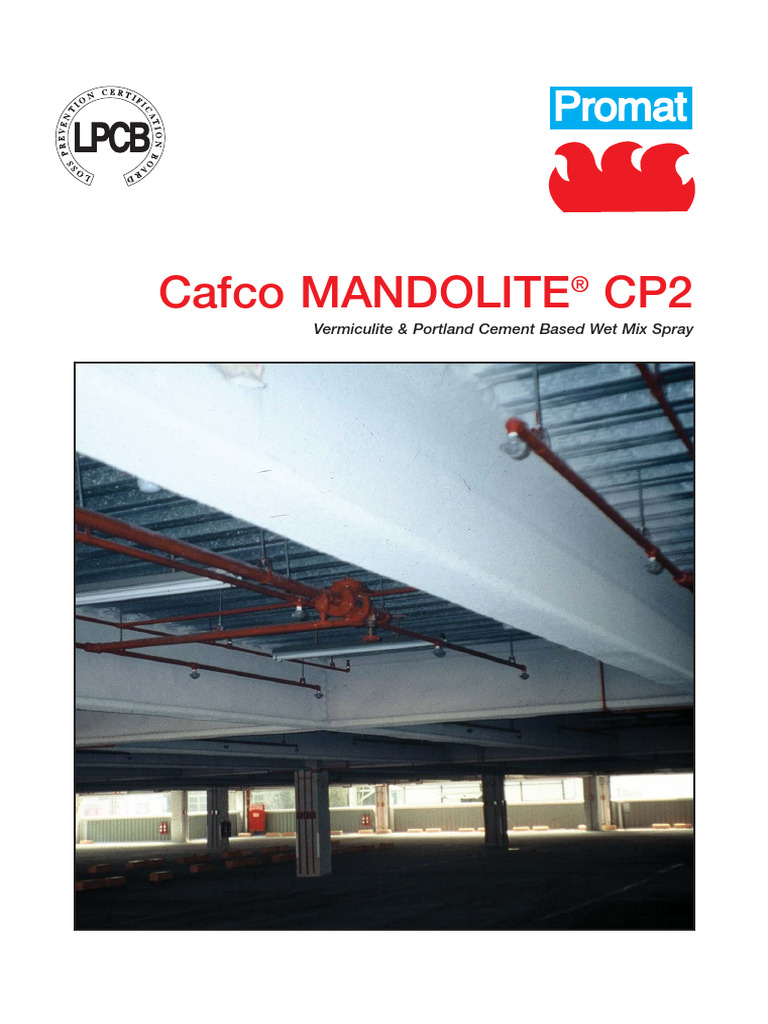 Promat Cafco MANDOLITE Cp2-En | PDF | Concrete | Cement