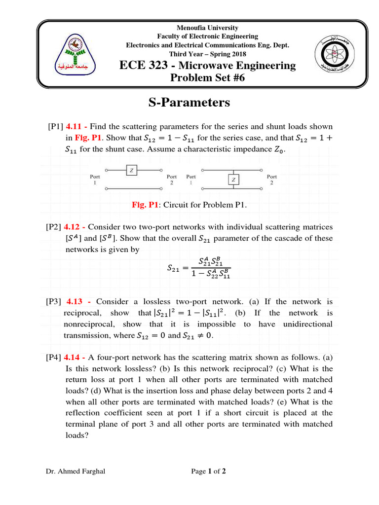 Problem Set6 | PDF | Science & Mathematics