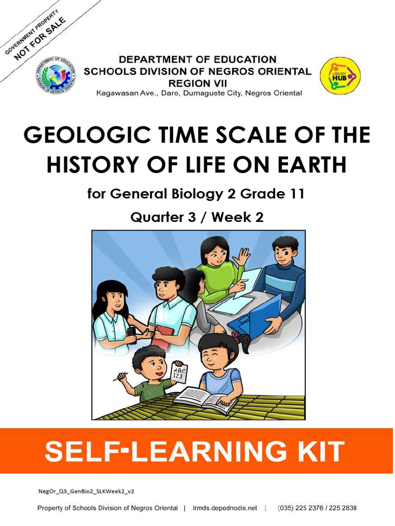 NegOr Q3 GenBio2 SLKWeek2 v2 FINAL | PDF | Stratigraphy | Earth Sciences