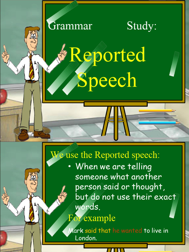 Understanding Reported Speech Rules | PDF