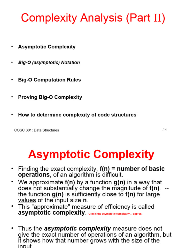 Unit04 ComplexityAnalysis2 | PDF | Time Complexity | Computational Complexity Theory