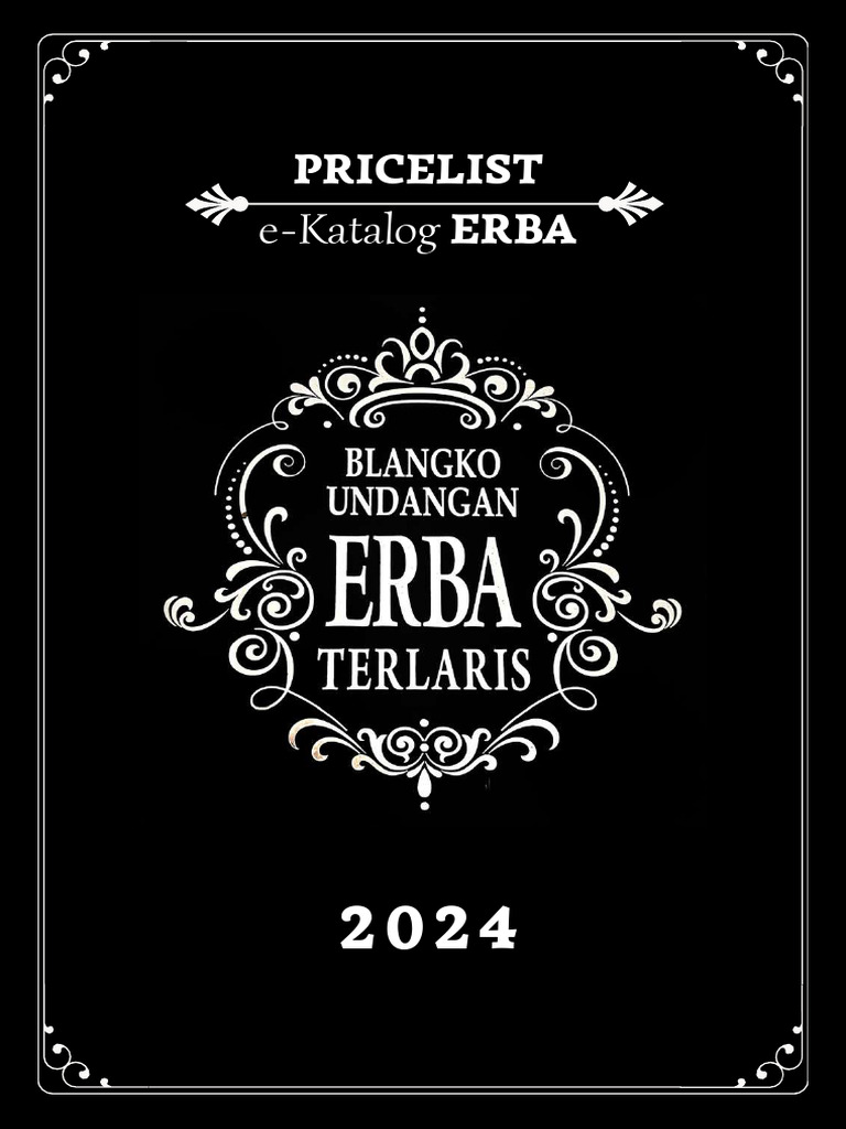 Pricelist E-Katalog ERBA 2024 - Compressed | PDF