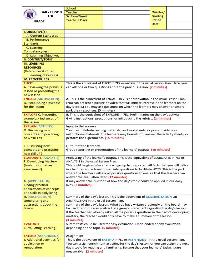 Interactive DLL 2024 | PDF | Lesson Plan | Learning