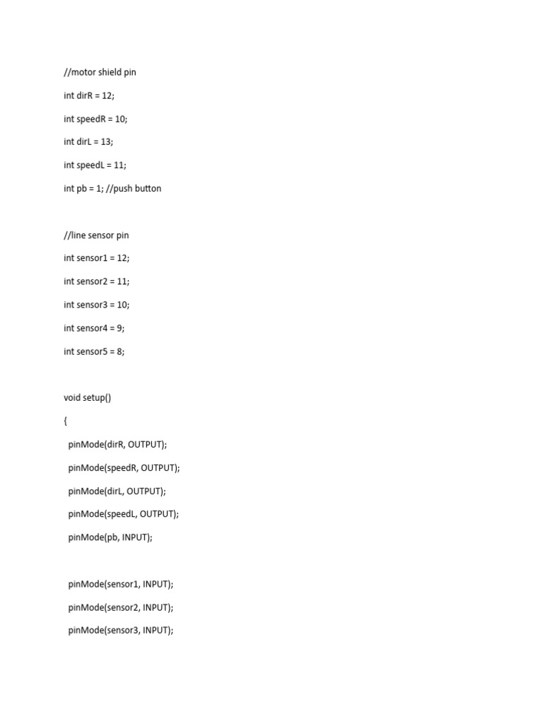 Line Following Robot Programming | PDF | Computer Engineering Line Following Robot Programming | PDF | Computer Engineering