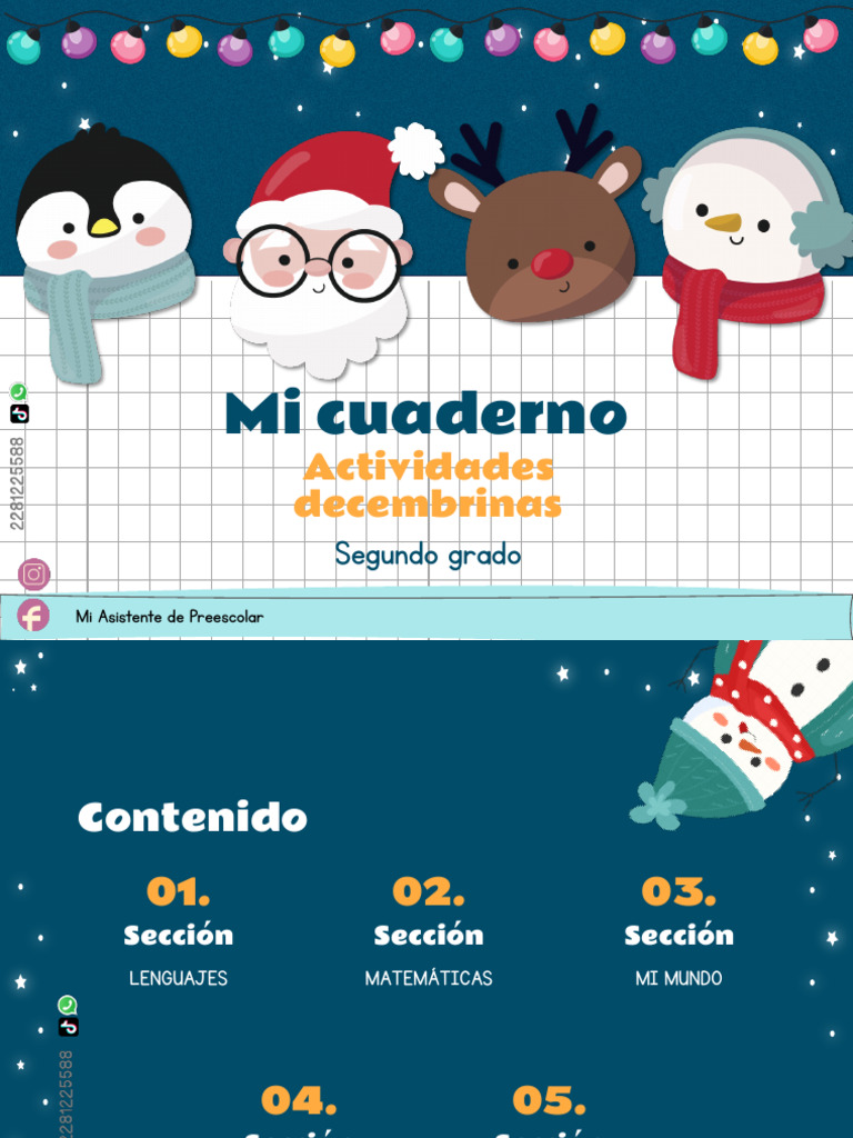 Segundo Grado Cuaderno de Actividades de Navidad Dic 2023 MAP 1 | PDF ...