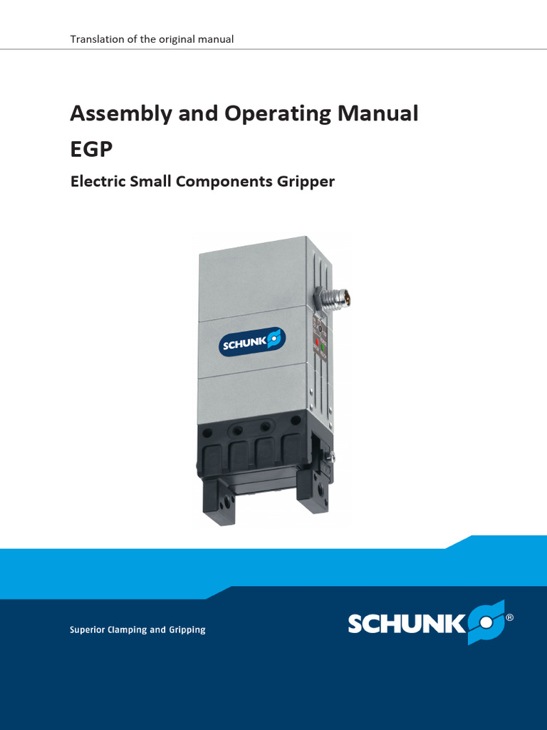 Schunk EGP 44 | PDF | Switch | Power Supply