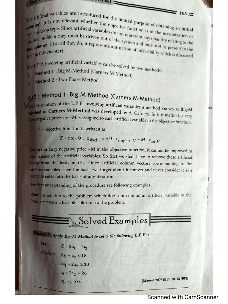 Simplex Method | PDF