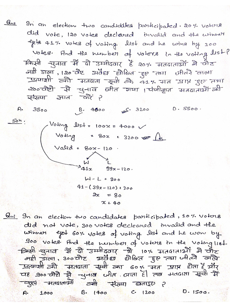 Percentage Notes 06 01 | PDF